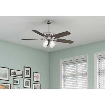 Hunter 42" Beck Ceiling Fan with LED Light Kit and Pull Chain ...