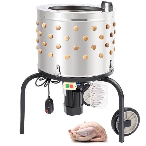 VEVOR 20" Chicken Plucker Machine 500W Stainless Steel Drum 280RPM ...