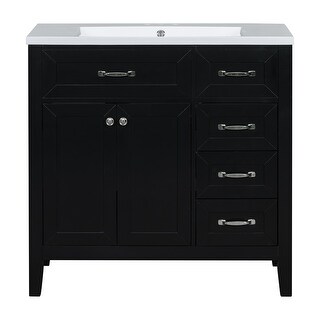 36'' Bathroom Vanity with Top Sink - Bed Bath & Beyond - 39915663