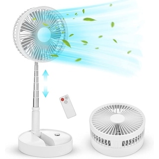 Portable Standing Fan with Remote Controller, 7.5" Foldable Desk Fan ...