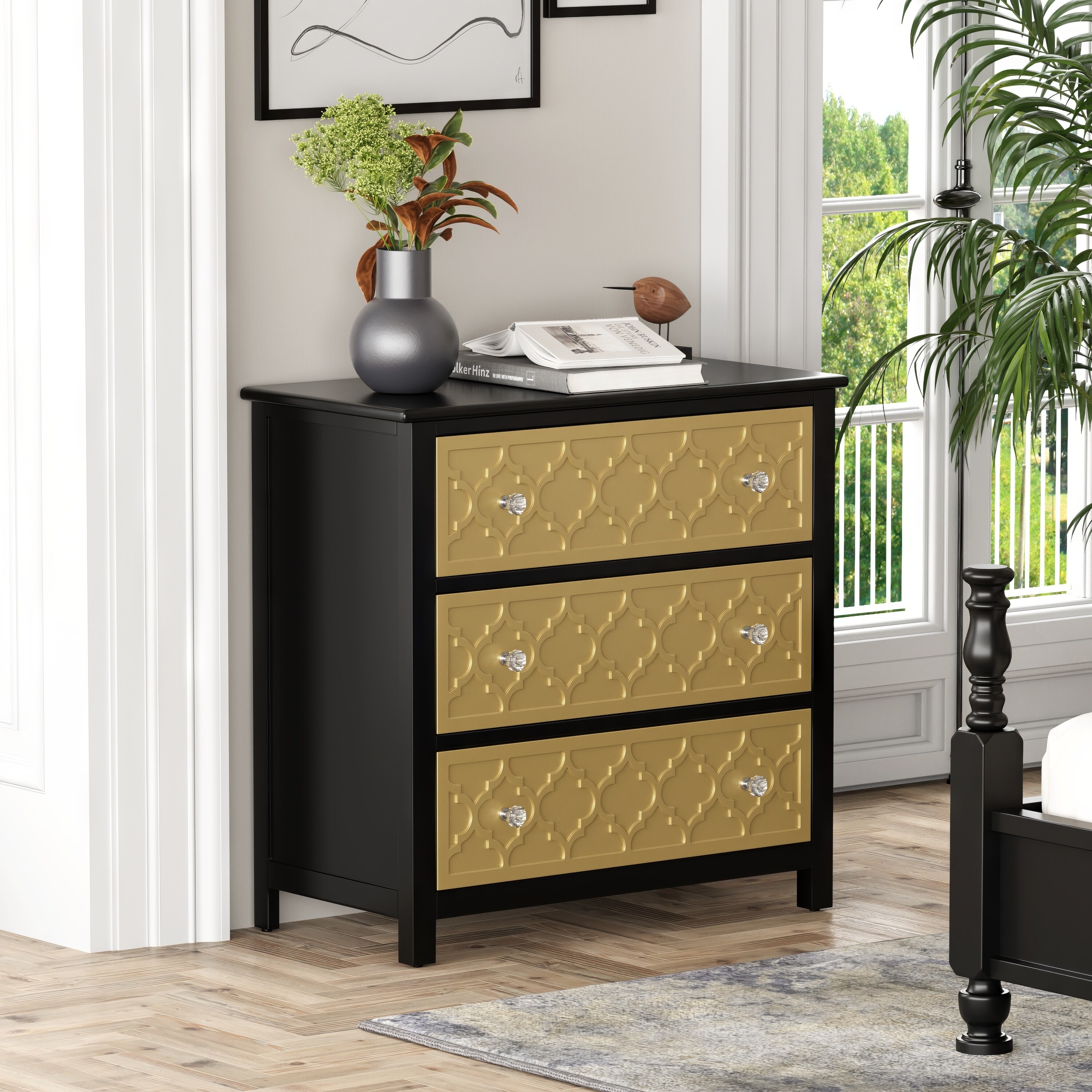 Horizontal Dresser, Dark Wood, Vintage Dressers - Bed Bath & Beyond