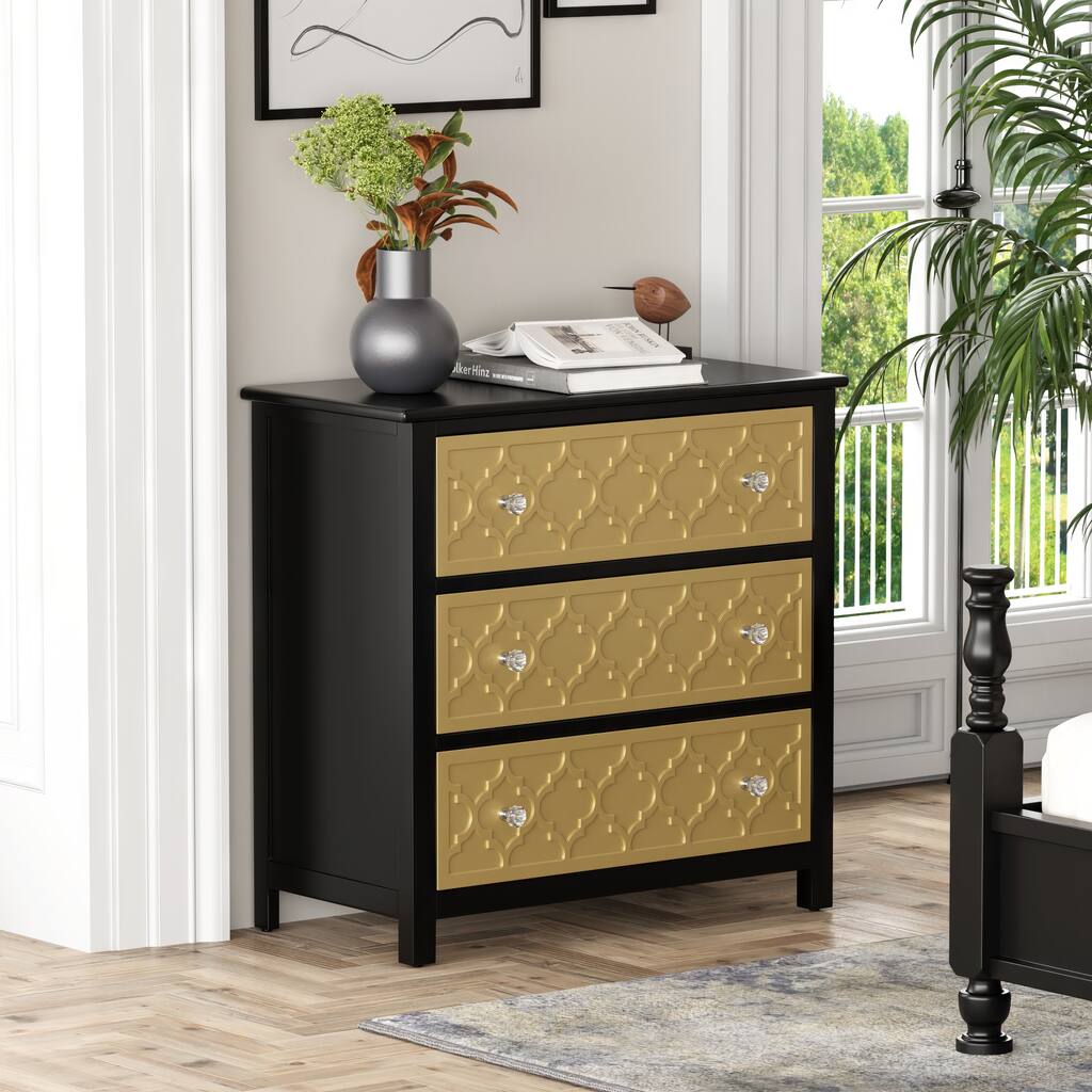 geometric pattern dresser
