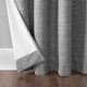 Sun Zero Kline Burlap Weave Thermal Extreme Total Blackout Grommet ...