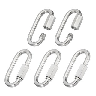 5pcs 10mm 304 Stainless Steel Chain Quick Link Screw Locking Chain ...