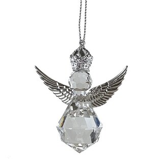 Drop Angel With Metal Wings Ornament - Bed Bath & Beyond - 40374503