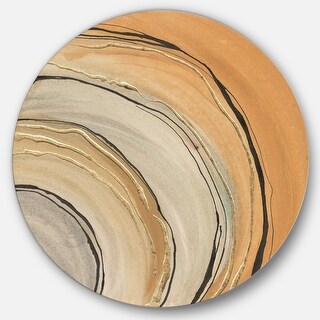 Designart 'Glam Canion II' Glam Metal Circle Wall Art - Bed Bath ...