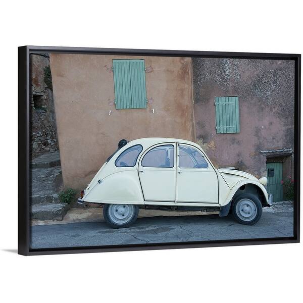 "Citroen Deux Chevaux Roussillon, Vaucluse, France" Black Float Frame ...