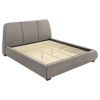 Mokena 46-inch Upholstered Platform Bed - Bed Bath & Beyond - 43538712