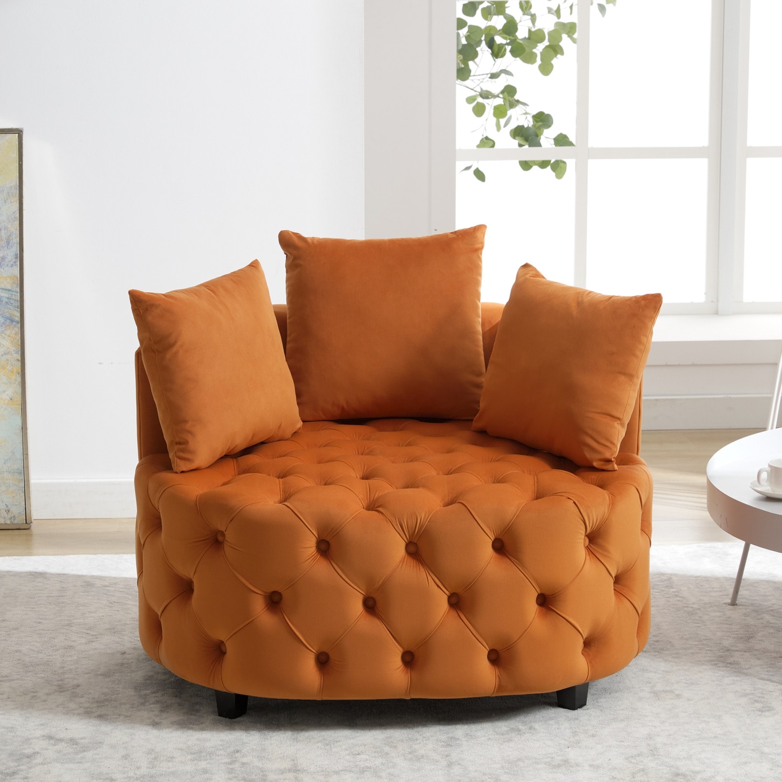 Barrel couch chair store