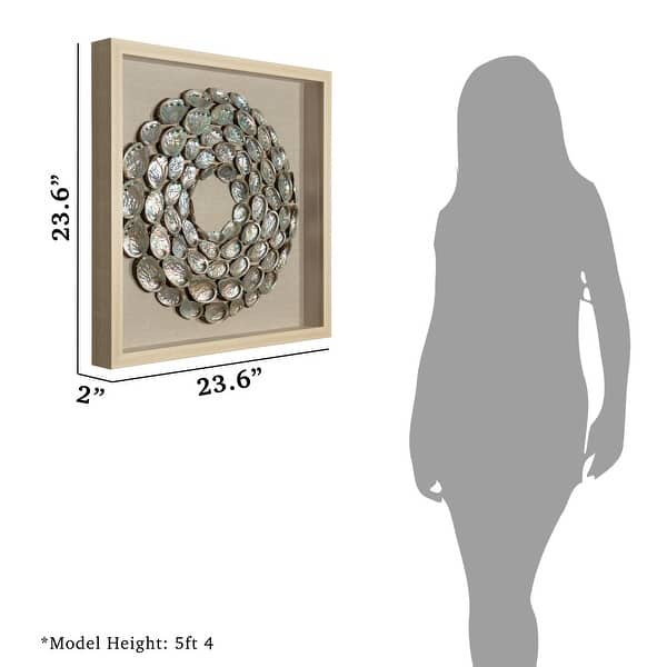 HUJI Abalone Shell Rings Shadow Box Wall Decor - Bed Bath & Beyond ...