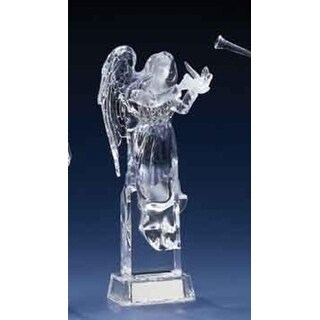 10" Icy Crystal LED Lighted Christmas Angel Figure Holding Dove - Bed ...