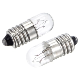 30Pcs E10 Screw Base Bulbs DC 24V 0.2A Mini Miniature Lights, Warm ...