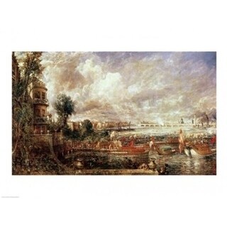 The Opening Of Waterloo Bridge Poster Print By John Constable - Bed ...