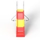 2-in-1 Kids Climbing Slide For Ages 3-8, 76.4-Inch Smooth Slide Track ...