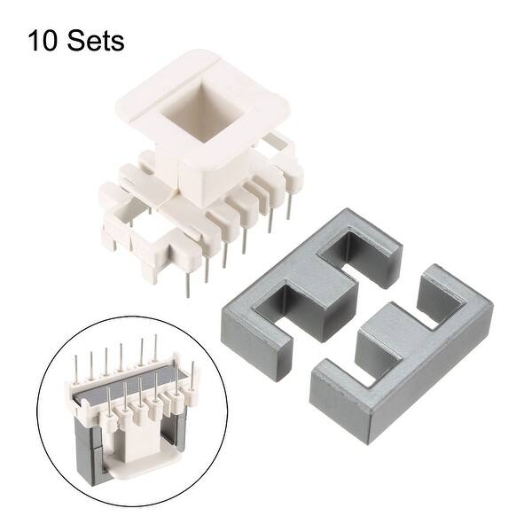 10 Sets EE35 6 with 6pin Transformer Bobbin PC40 Ferrite Core Vertical - White, Gray - On Sale ...
