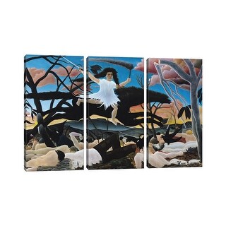 iCanvas "War, The Ride Of Discord, 1894" by Henri Rousseau 3-Piece ...