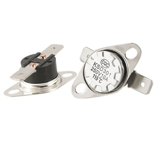 5 x KSD301 Temperature Control Switch Thermostat 115 Celsius N.C ...