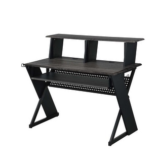 ACME Annette Music Desk in Black Finish - Bed Bath & Beyond - 35455427