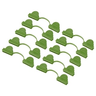 40Pcs 6mm Dia Plastic Plant Greenhouse Clamps Film Row Cover Netting ...