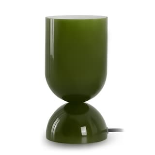9 in. Modern Glass Small Table Lamp with E12 Base (Bulb not included ...