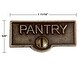 25 Switch Plate Tags PANTRY Name Signs Labels Cast Brass | Renovator's ...