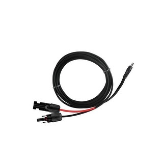 Renogy 10Ft 16AWG Solar Connector to 5.5x2.1mm DC Connector Adapter ...
