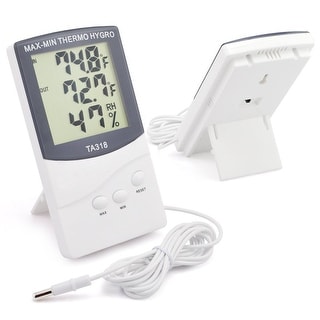 Digital Hygrometer LCD Temperature Humidity Display - Bed Bath & Beyond ...
