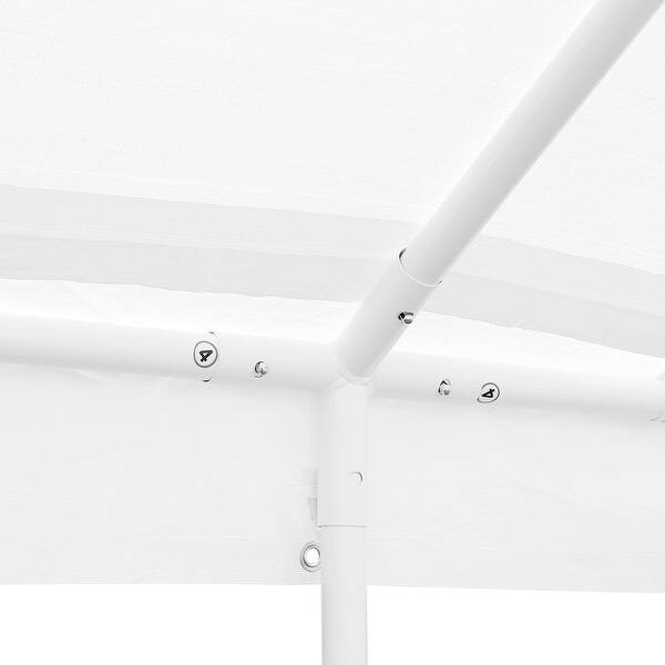 Zenova 10 x 20 ft Gazebo Outdoor Heavy Duty Carport Car Canopy Portable ...