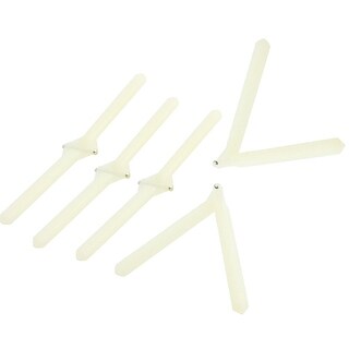 5pcs Folding White Nylon Pivot Hinges Pin 63x 12 x 4.5mm for RC Plane ...