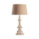 Wooden Column White Wash 34"H Table Lamp - 34 x 9 x 9 - Bed Bath ...