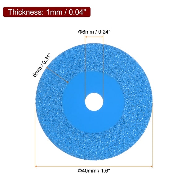 Glass Cutting Disc Ultra-Thin Diamond Saw Cutting Disc 80-Girt - Blue ...