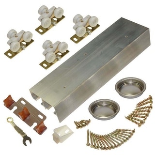 Johnson Hardware 138F Series 48" Aluminum Track with Hardware for - Bed ...