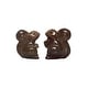 Ceramic Brown Harvest Squirrel Salt and Pepper Shaker Set - Bed Bath ...