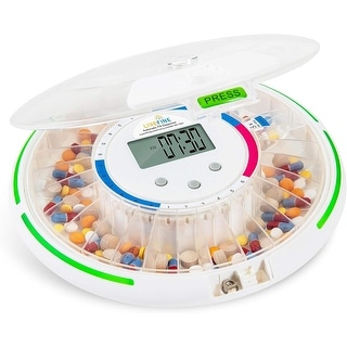 LiveFine Automatic Pill Dispenser with 28-Day Electronic Pill Box, with ...