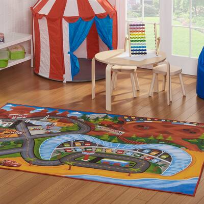 Licensed Disney Moana and Friends Youth Digital Printed Area Rug - 4'6 ...