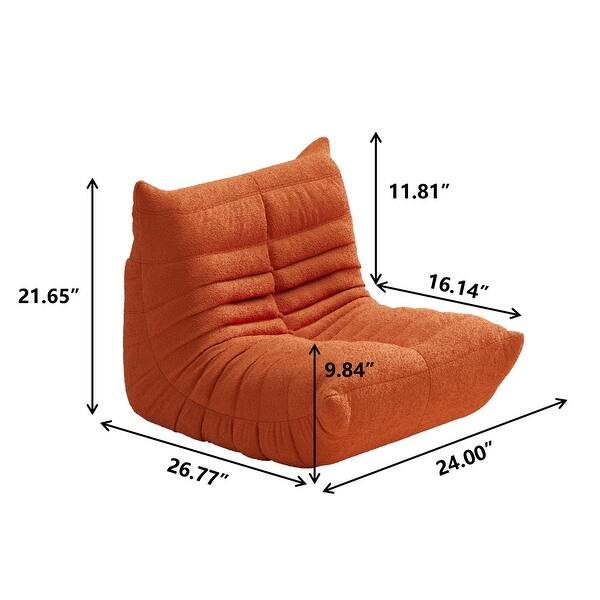 Kid's Single Sofa Children Sponge Couch Upholstered Lounge Chair - Bed ...