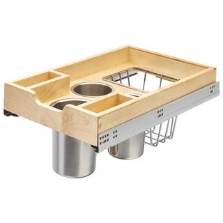 Rev-A-Shelf 4PUT-18SC-1 Wood Classics 14-1/16" Pull Out Pilaster - Bed ...