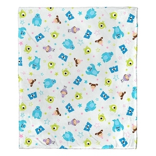 Disney Wonder Of Pixar Classic Monsters Silk Touch Throw Blanket - Bed ...