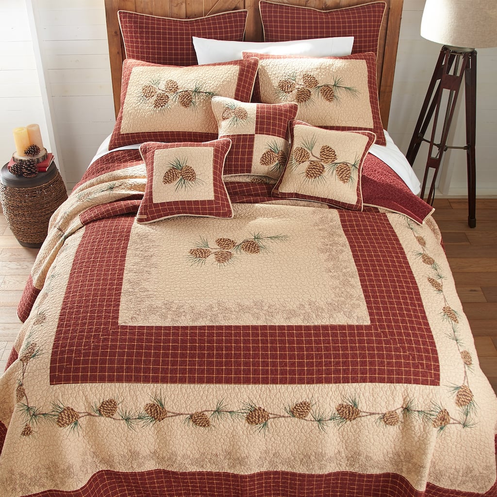 Donna Sharp Pine Lodge Quilt Set - Overstock - 31805105