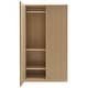 Vidalia Slatted 2-Door Oak Wooden Wardrobe Armoire - Bed Bath & Beyond ...