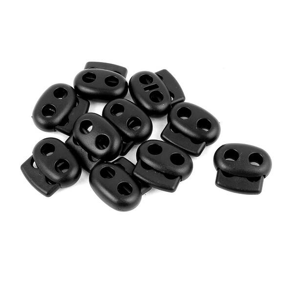 10pcs Spring Loaded Double Holes Cordlock Lanyard Cord Lock Fastener ...