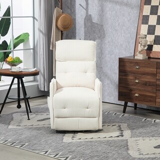 Side Pocket Power Reclining Chair Pocket Springs Seat Cushion, Corduroy ...