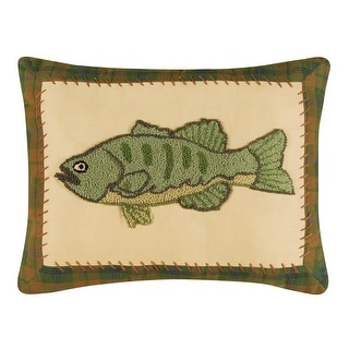 Fish Tufted Pillow - Bed Bath & Beyond - 38278190