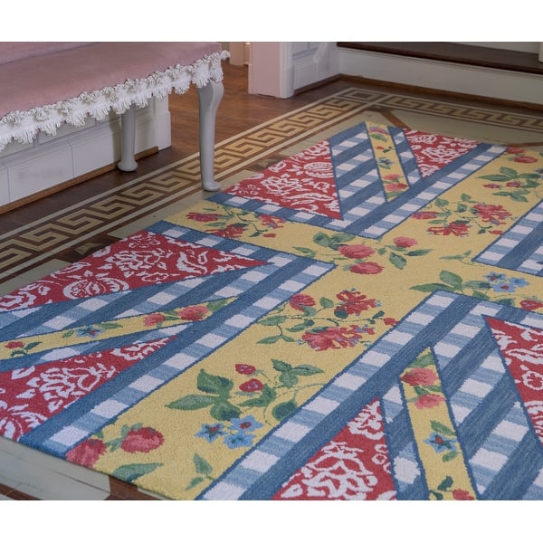 Madcap Cottage by Momeni Summer Garden Think of England Area Rug - Bed ...