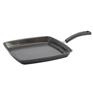 Basic Essentials 11" Black Carbon Steel Square Griddle with Non-Stick ...