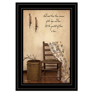 These Three Remain 3 Black Framed Print Wall Art - Bed Bath & Beyond ...