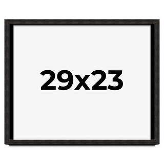 29x23 Shadow Box Black Rustic Barnwood Display Frame | 1.125 Inch - Bed ...