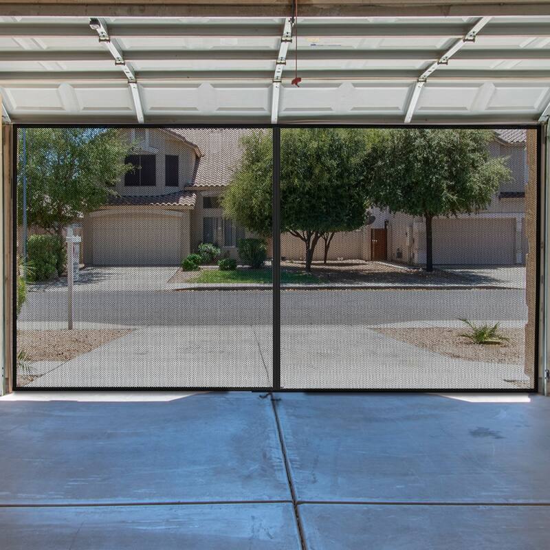 Magnetic Garage Screen Door - Heavy-Duty Fiberglass Mesh Insect and Bug ...