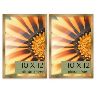 10x12 Picture Frame Set of 2 Bronze Wood Picture Frames for Gallery ...