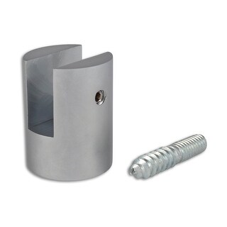 Sign Standoff Matte Chrome Finish Grip It No Drill Slotted Standoff for ...